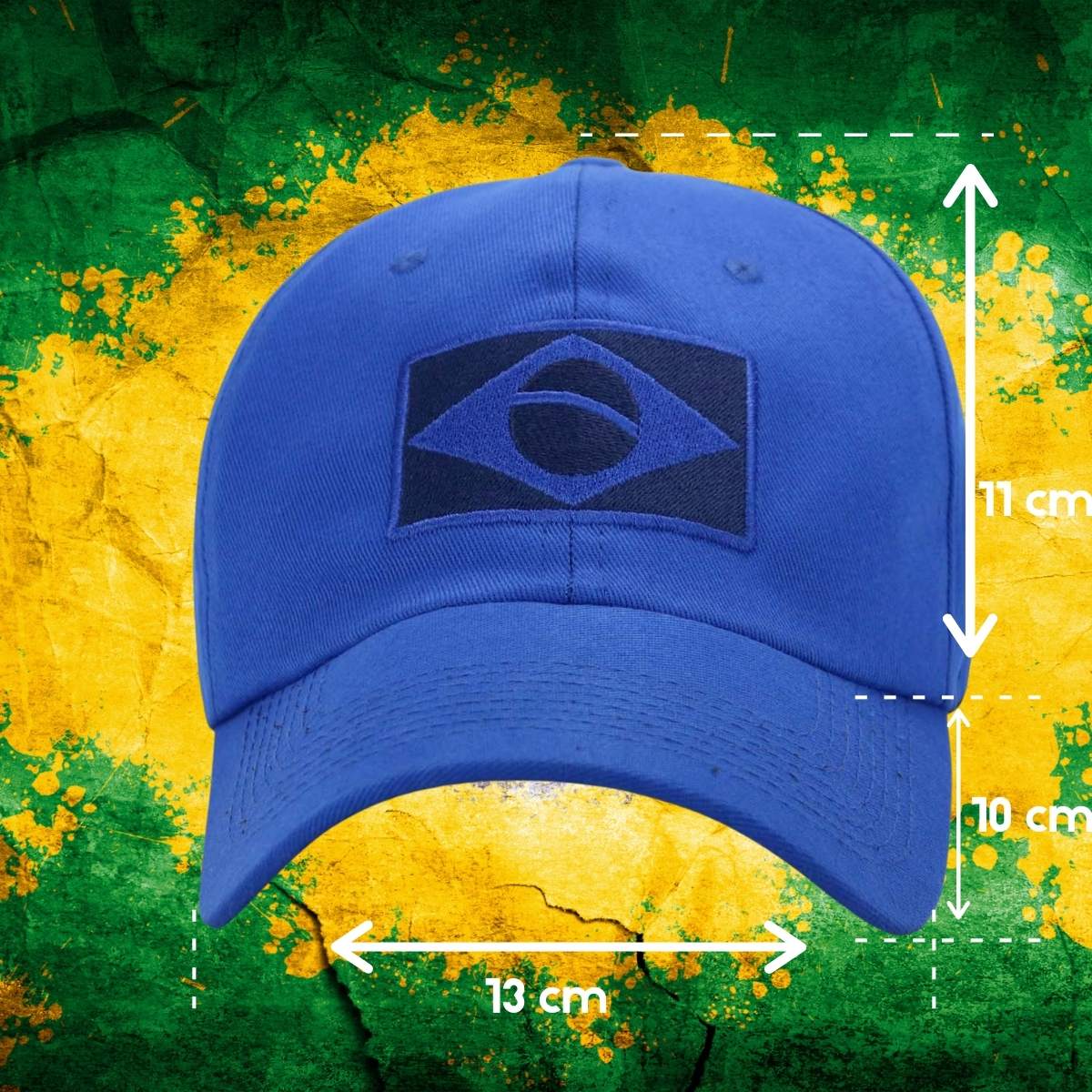 Boné Brasil Azul - ALPHABRAVO