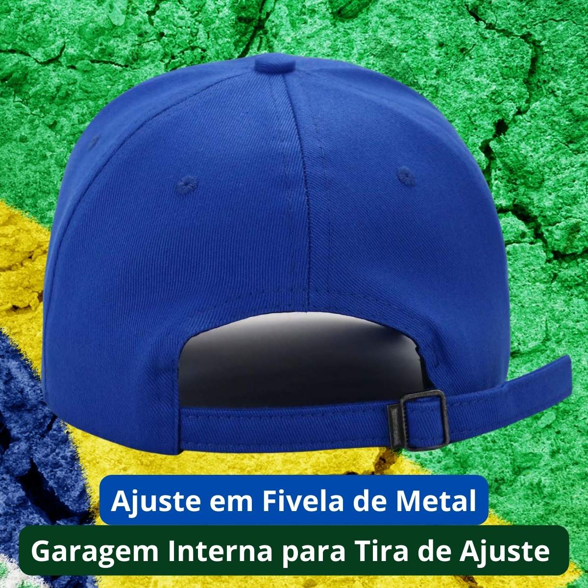 Boné Brasil Azul - ALPHABRAVO